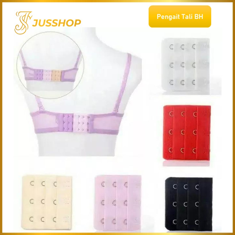 Jual Pengait Tali Bra 2 Kait & 3 Kait Sambungan Tali BH Bra Extender ...