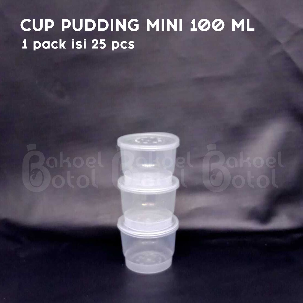 Jual paling Murah !!! Cup Puding 100 Ukuran 100 ML Merk Sawo 1 pack isi ...