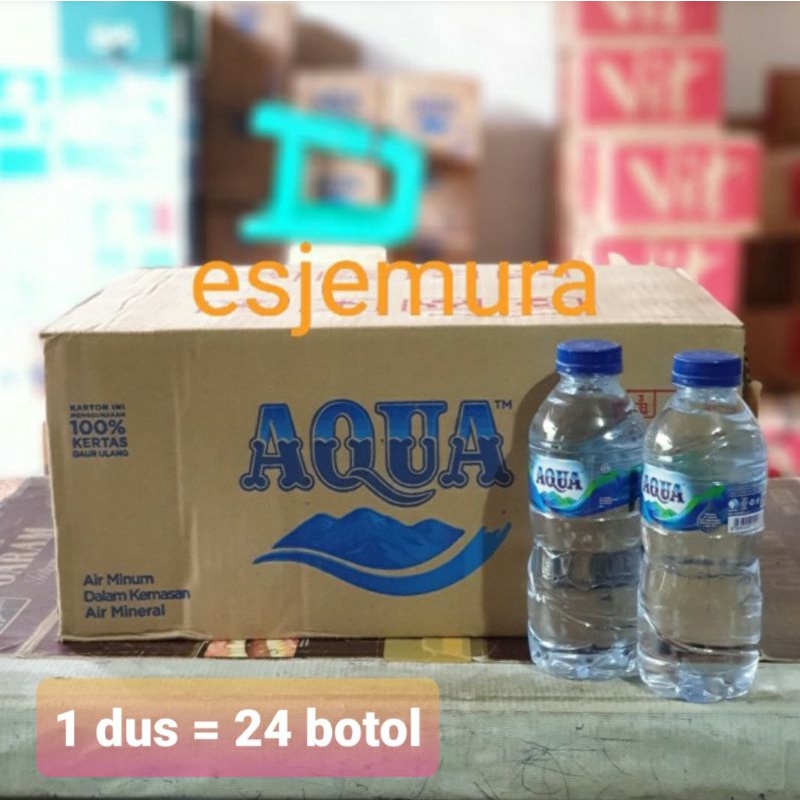 Jual Aqua 330 ml per dus isi 24 botol / Air mineral | Shopee Indonesia