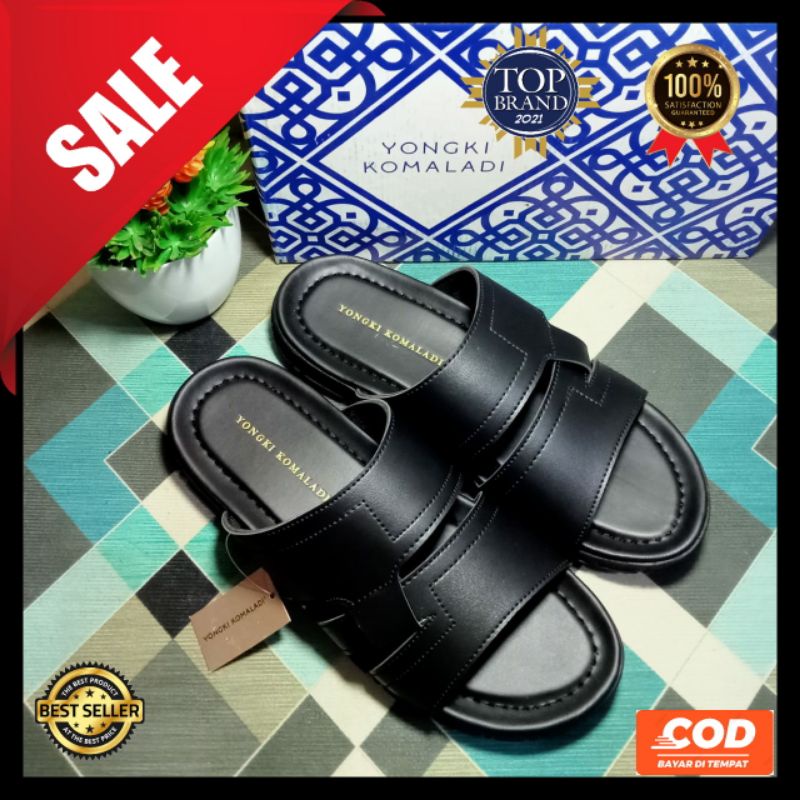 Jual YONGKI KOMALADI - SANDAL SLOP PRIA ORIGINAL STORE (MTS 606) | Shopee Indonesia
