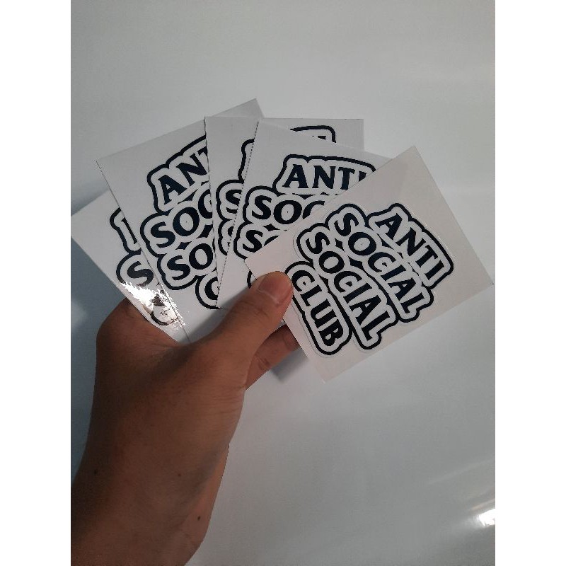 Jual Stiker Sticker Cutting Anti Social Social Club Ormas vs Everybody ...