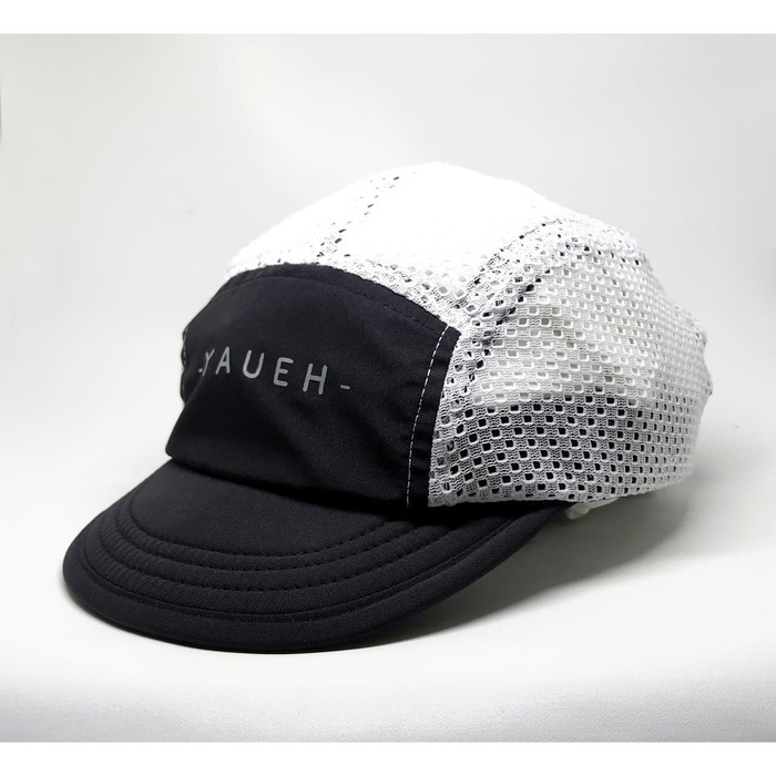 Jual Yaueh - fullmeshbwy 5 panel cycling cap & running cap ( topi ...