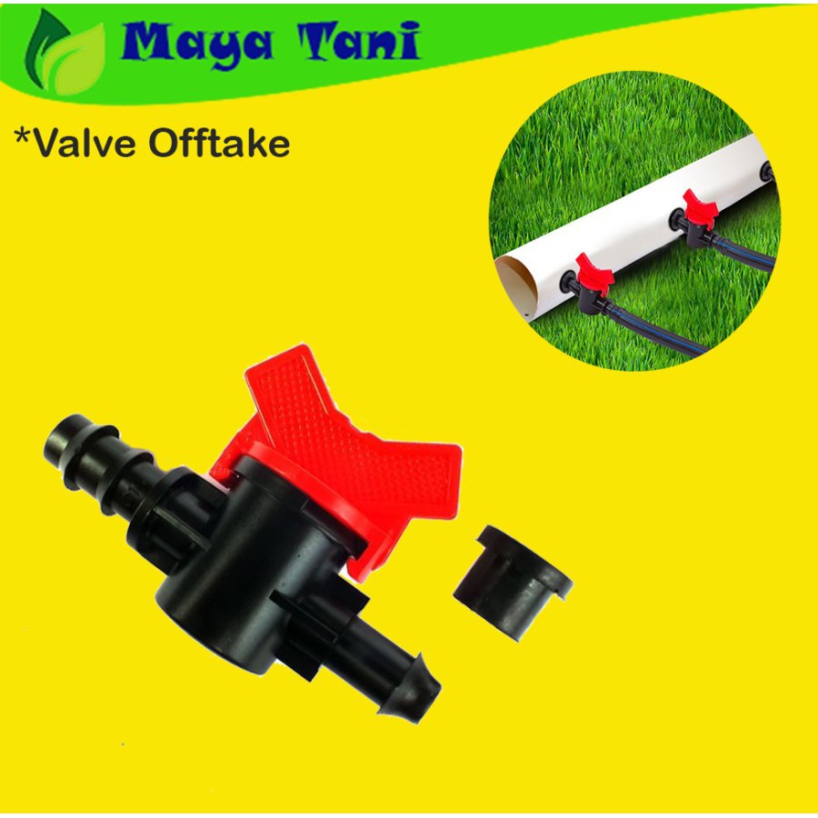 Jual Valve Offtake Selang LDPE 16 Mm Sistem Irigasi Hidroponik | Shopee ...