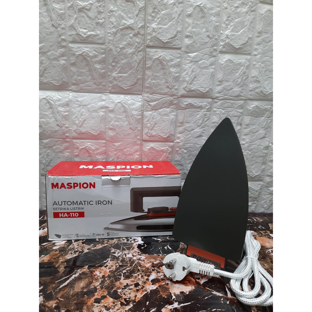 Jual MASPION SETRIKA HA 110 Stainless / Setrikaan listrik / Seterika ...