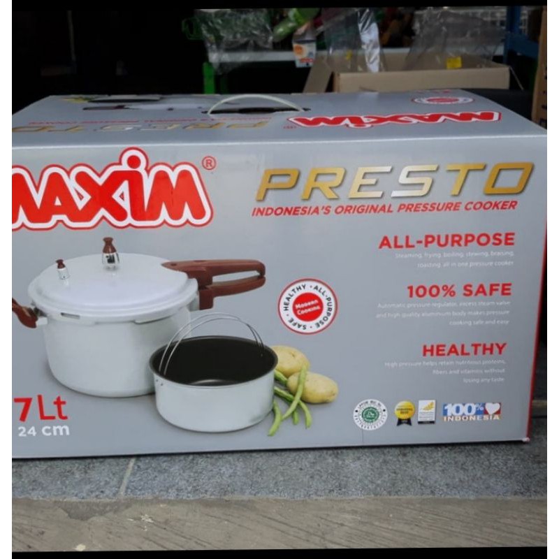 Jual panci presto maxim 7 liter | Shopee Indonesia