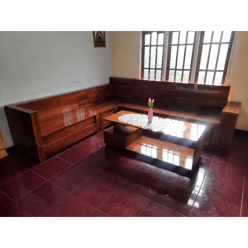 Jual Kursi Box Sudut Kayu Jati Tebal 2 cm | Shopee Indonesia