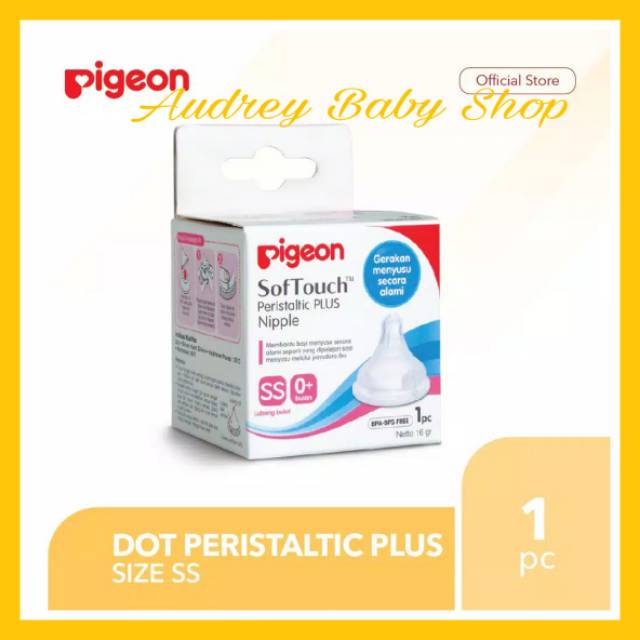 Jual Pigeon peristaltic plus nipple isi 1 SS | Shopee Indonesia