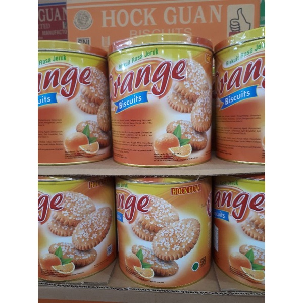 Jual Hock Guan Orange biscuits 350 gr | Shopee Indonesia