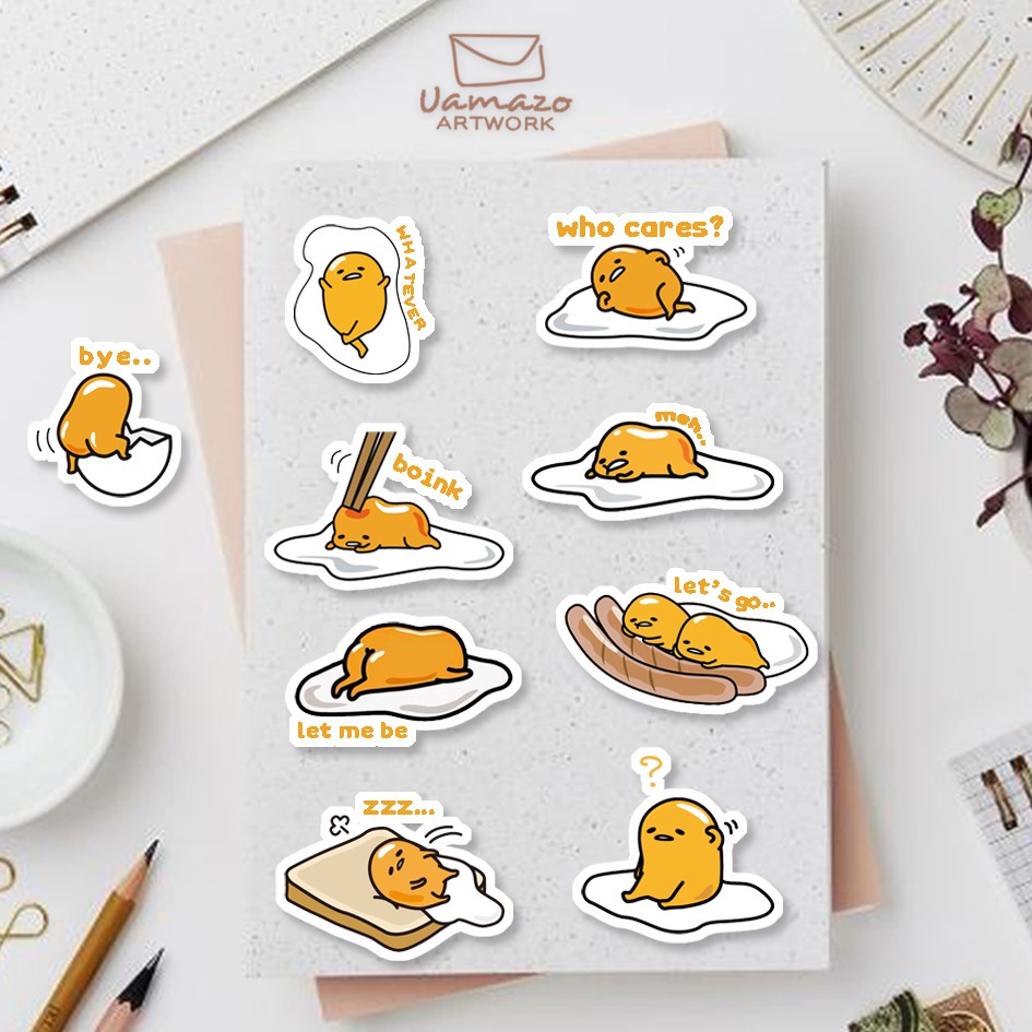 Jual Sticker Tumblr / Gudetama / Sticker Pack / Sticker Lucu / Sticker ...