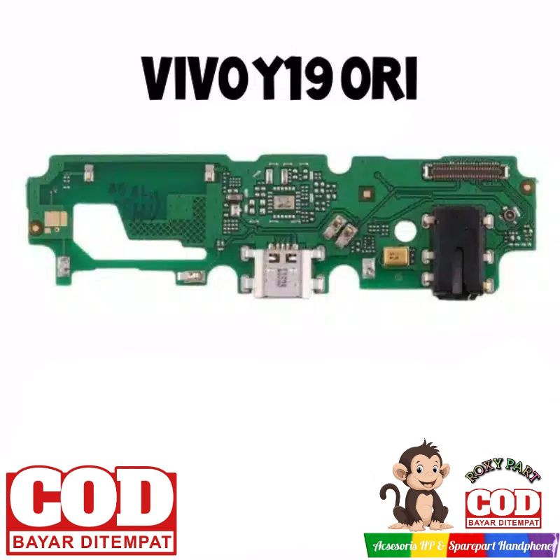 Jual UI BOARD PAPAN CAS KONEKTOR CONEKTOR CHARGER HP VIVO Y19 PLUG IN MIC ORIGINAL | Shopee ...