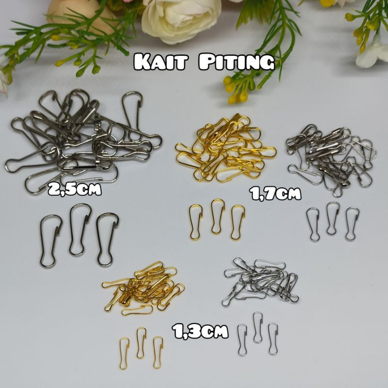 Jual kokot piting kait piting kait besi pengait besi 1,3cm 1,7cm ...