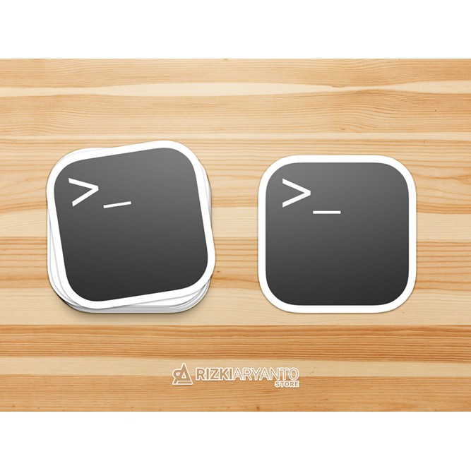 Jual Sticker - Stiker Logo Terminal Linux untuk PC Laptop HP dll ...