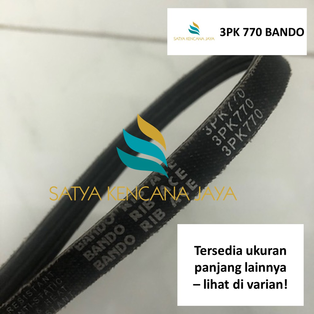 Jual [COD] V-BELT/FAN BELT RIBBED 3PK 610 / 3PK 625 / 3PK 735 / 3PK 770 ...