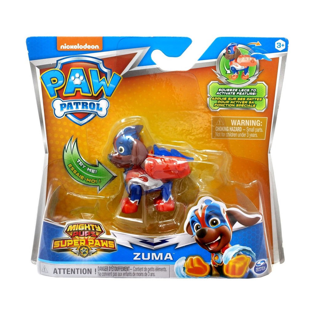 Jual PAW PATROL Mighty Pups Super PAWs Zuma Figure with Transform ...