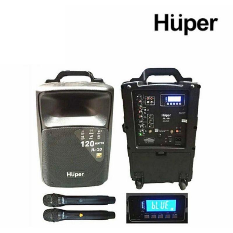 Jual SPEAKER PORTABLE 10 INCH HUPER JL10 BLUETOOTH | Shopee Indonesia
