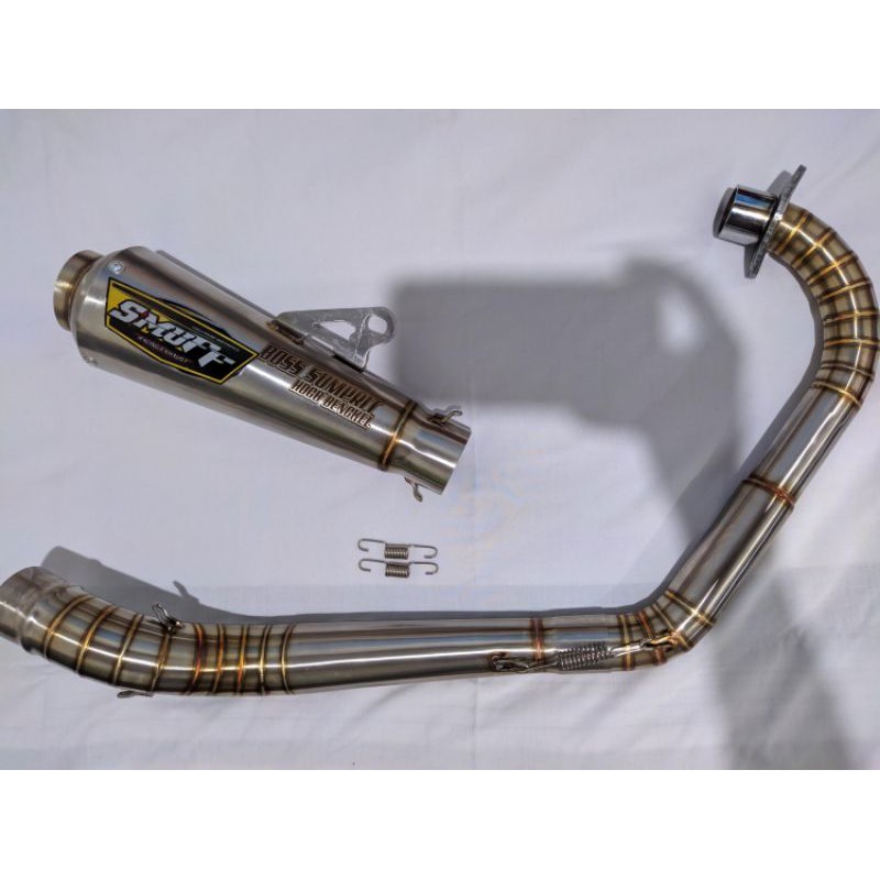 Jual knalpot smuff racing exhaust original spek herex | Shopee Indonesia