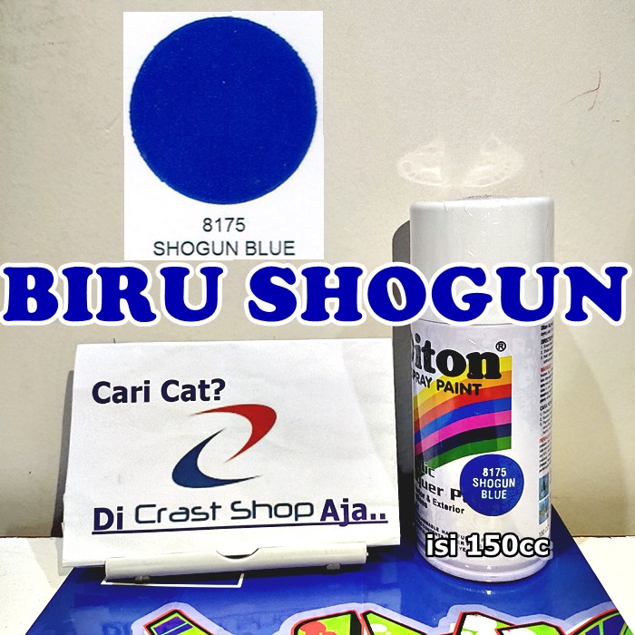 Jual Cat Pilox Diton SHOGUN BLUE 8175 150cc warna biru metalik suzuki ...