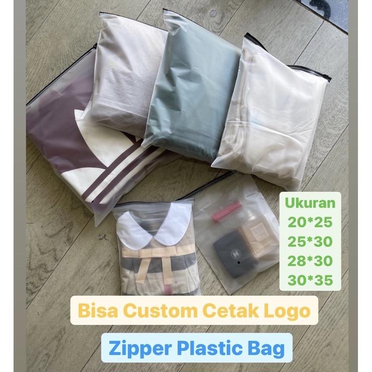 Jual 20 Pcs Plastik Baju / zipper bag/ Plastik PVC baju / Ziplock ...