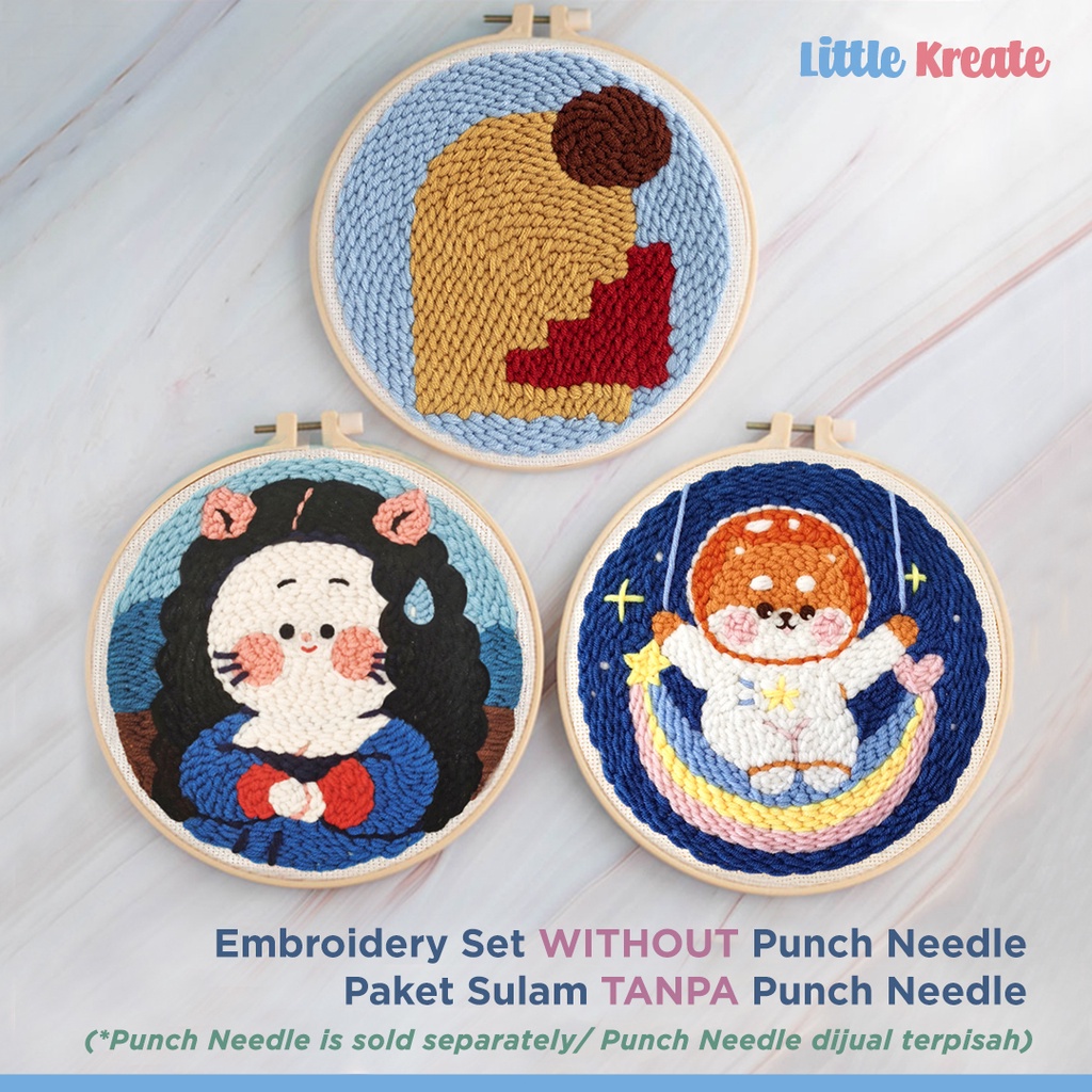 Jual BigPunch#02 (46-90) - Punch Needle Embroidery Kit - Paket Sulam ...