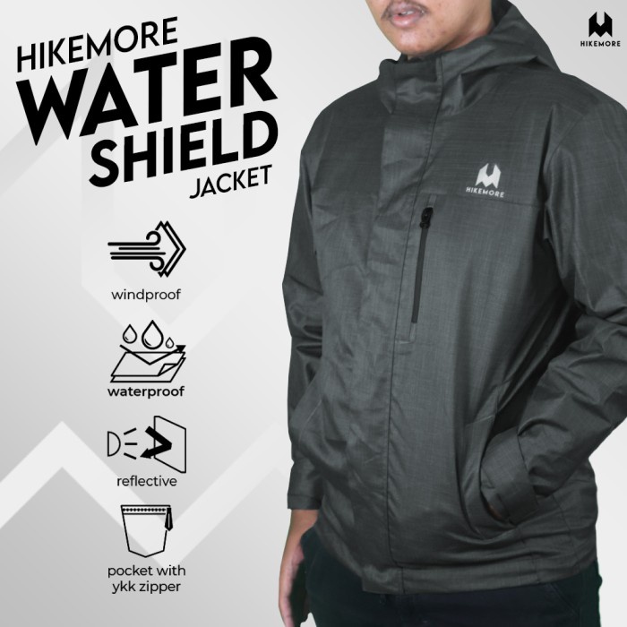 Jual Jaket Gunung Pria Outdoor Waterproof Hikemore Watershield 02 ...