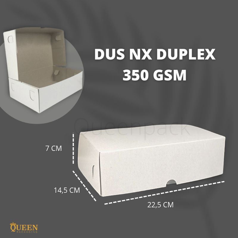 Jual DUS DUPLEX NX 350 GSM | BOX DUPLEX NX 350 GSM | SNACK BOX | KARDUS ...