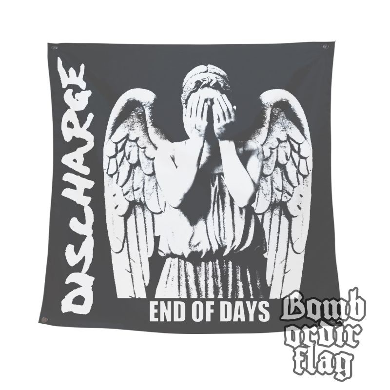Jual DISCHARGE FLAG / backdrop (bendera band) | Shopee Indonesia