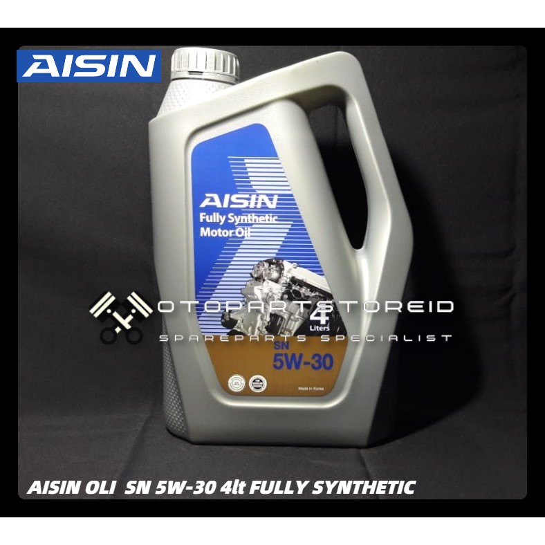 Jual OLI AISIN Fully Synthetic SN+/CF 5W-30 4lt ORIGINAL | Shopee Indonesia