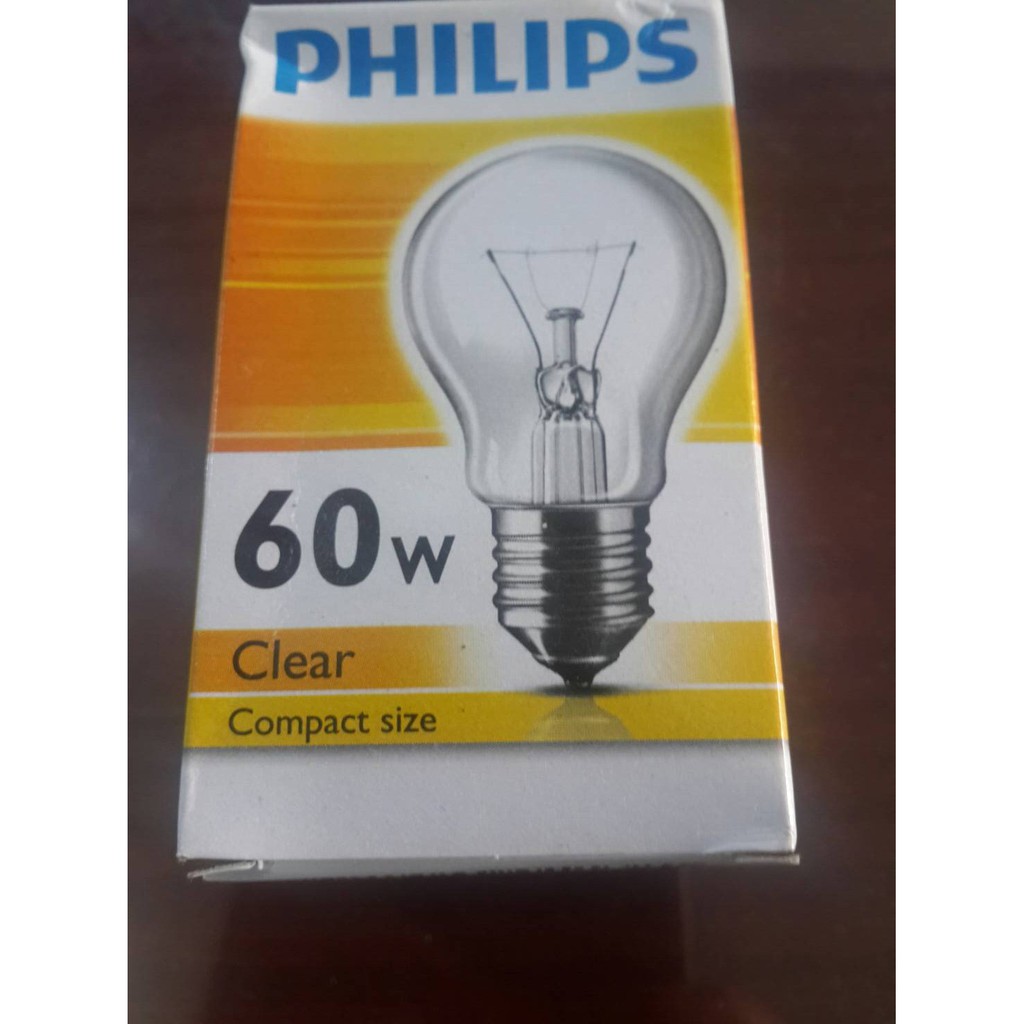 Jual Bola Lampu Pijar philips 60Watt PHILIPS bola pijar philips ...