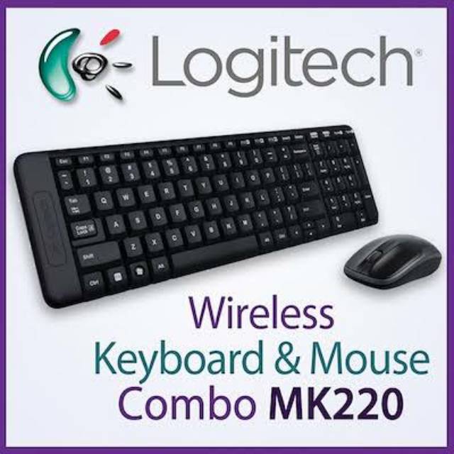 Jual Logitech MK220 Combo Set Wireless (Keyboard+ Mouse) | Shopee Indonesia