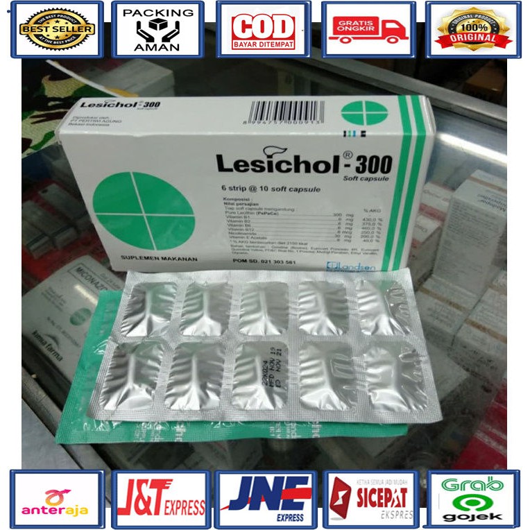 Jual Lesichol 300 mg/strip | Shopee Indonesia