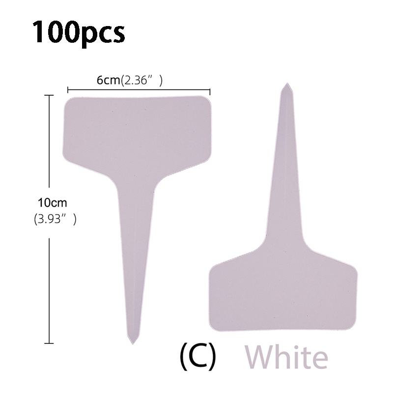 Jual 95 pcs T Type Label Penanda Tanaman Name Tag Penanda Tancap Semai Benih / Garden Marker ...