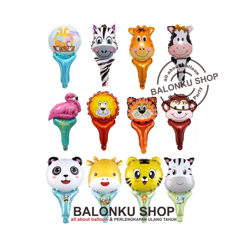 Jual Balon Foil Tongkat Animal / Balon Pentung Animal / Balon Pentung ...