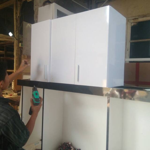 Jual Kabinet Atas Kitchenset - Kitchen Set Gantung Minimalis | Shopee ...