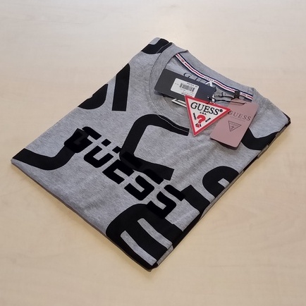 Jual Jual Kaos Guess Model Terbaru Sablon Flock / Flocking / Beludru ...
