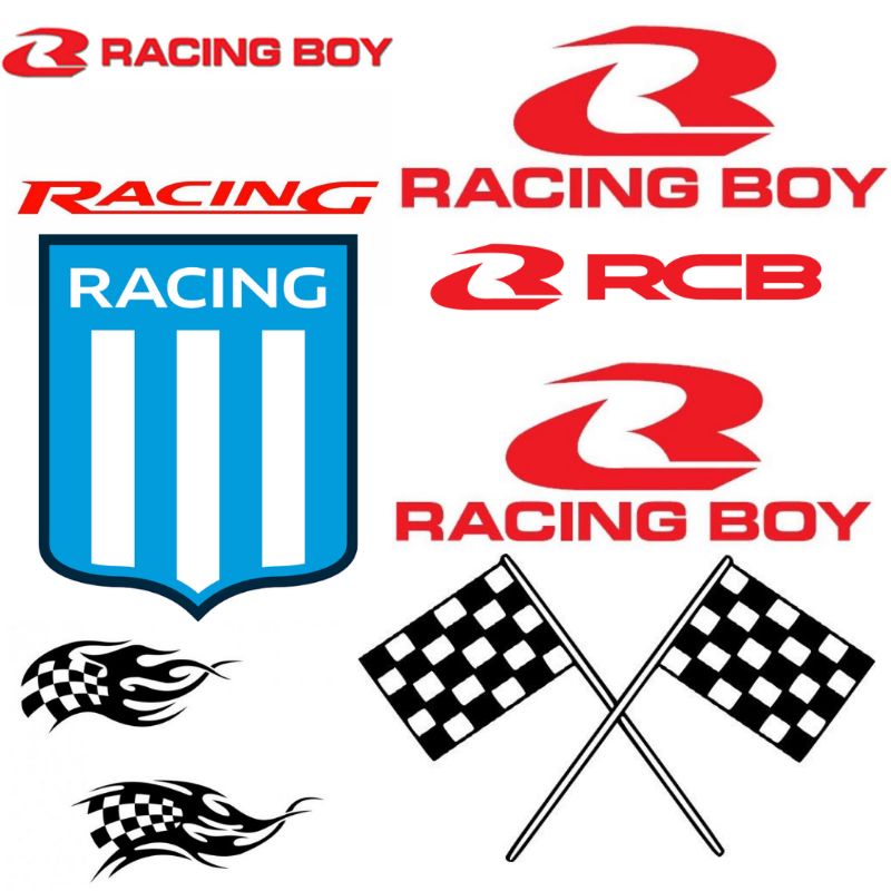 Jual STIKER CUTTING STICKER RANCING RCM STIKER CRM STICKER NAMA HELM ...