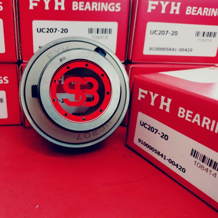 Jual Insert Bearing UC 207-20 ( as 1 1/4 inch ) UC207-20 FYH JAPAN ...