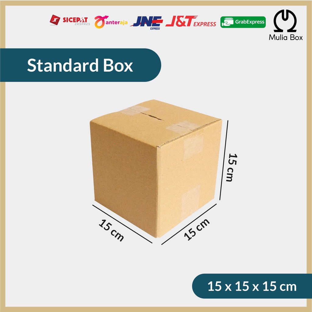 Jual Kardus Packing Standar Box 15 x 15 x 15 cm Corrugated Karton Dus ...