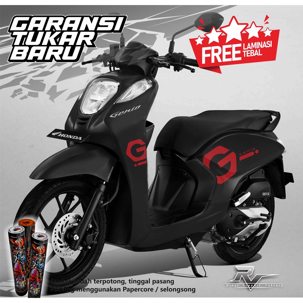 Jual G06 Decal sticker/ stiker motor Genio terbaru Full Body - striping ...