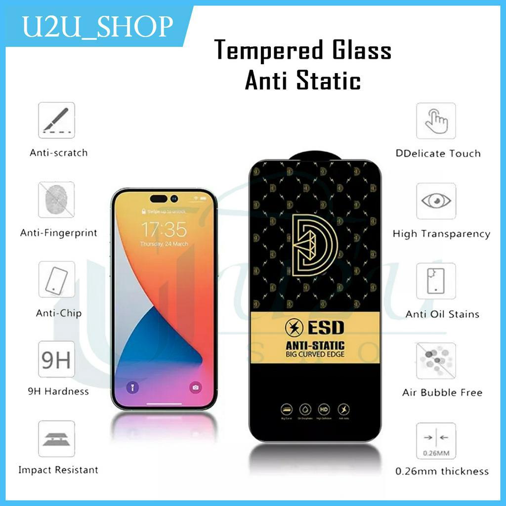 Jual Tempered Glass ESD Full Cover Anti Static Xiaomi Poco X6 X6 Pro C65 C71 C75 Redmi 7 8 8A 9 ...