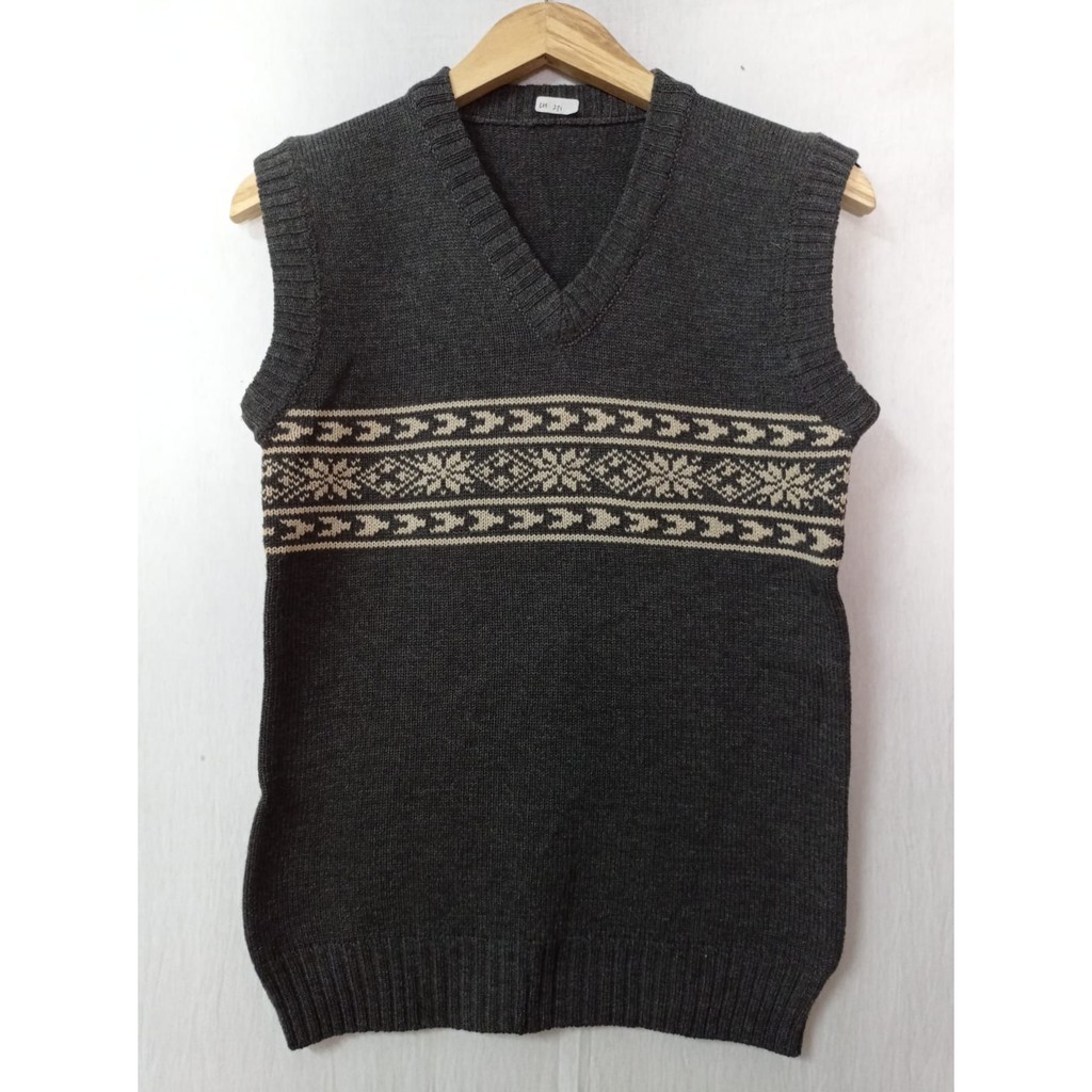 Jual Vest rompi rajut // Rompi rajut pria | Shopee Indonesia
