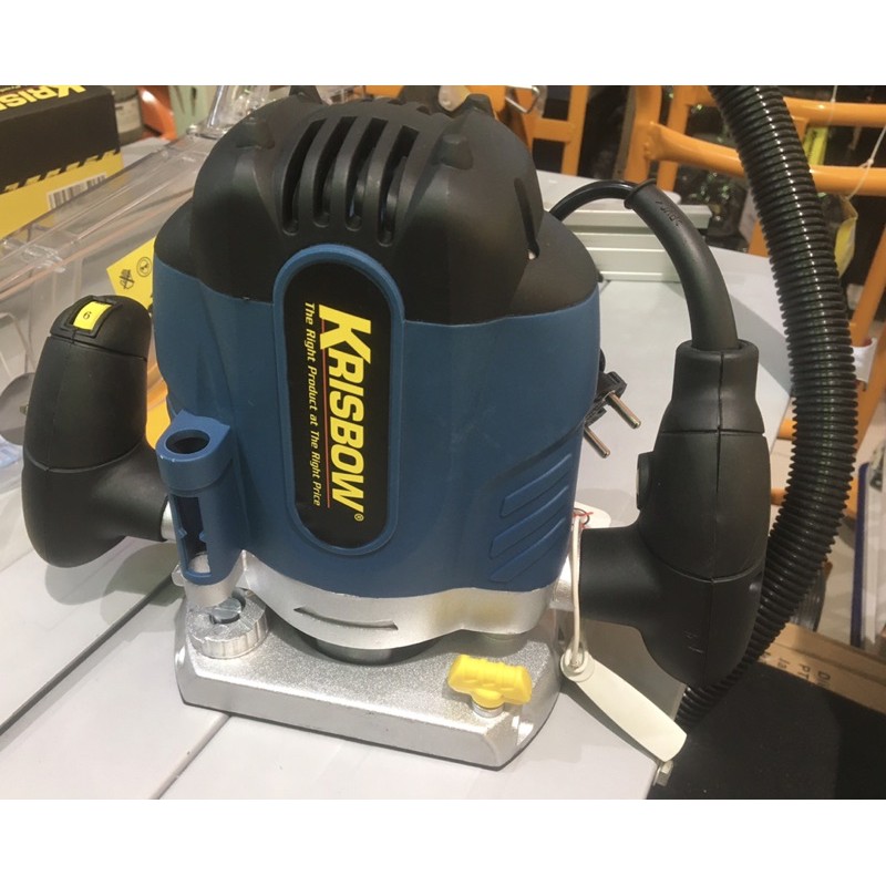 Jual Krisbow mesin profil kayu router 1/4inch dan 8mm 1200 watt ...