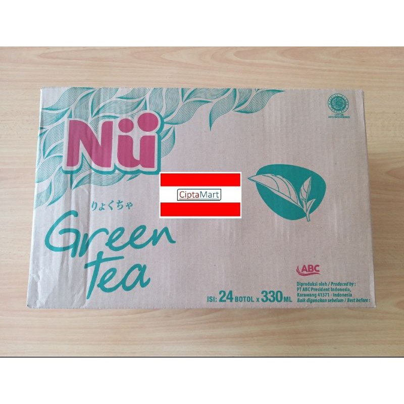 Jual Nu Green Tea Original 24 x 330ml ( 1 karton ) | Shopee Indonesia