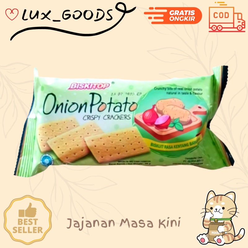 Jual LUX_GOODS - ONION POTATO 50g Biskuit Kue Kering Anak Dewasa Enak ...