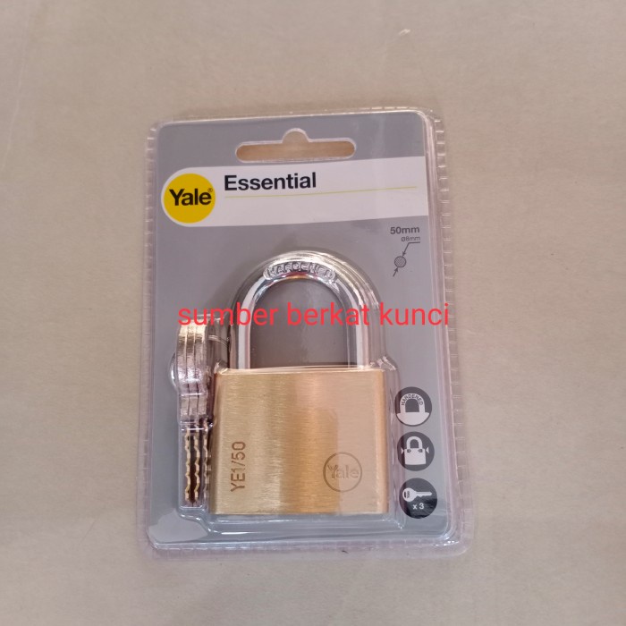Jual Gembok Yale 50Mm Pendek/ Gembok Yale 50Mm Pendek Essential ...