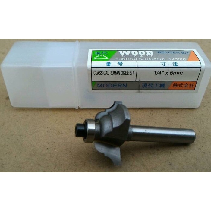 Jual Mata Mesin Trimmer/Profil Classical Roman Ogee Bit 6mm | Shopee ...