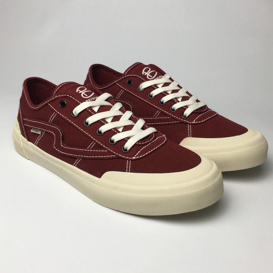 Jual Sepatu Patrobas Equip Low Maroon Original | Sneakers Casual Pria ...