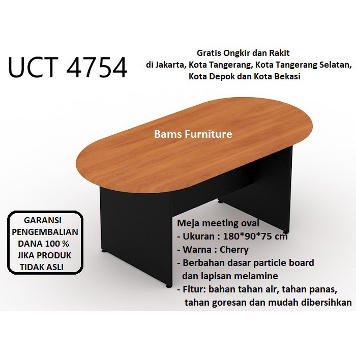 Jual meja kerja meja kantor meja meeting merek uno UCT4754 di jamin ori ...