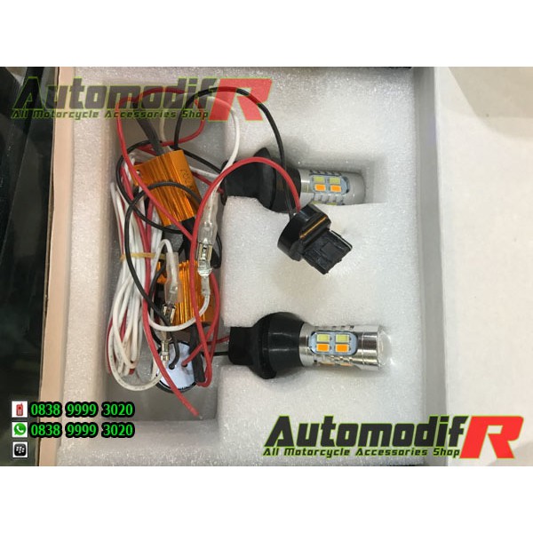 Jual LAMPU LED DRL +SEIN COLOK | Shopee Indonesia