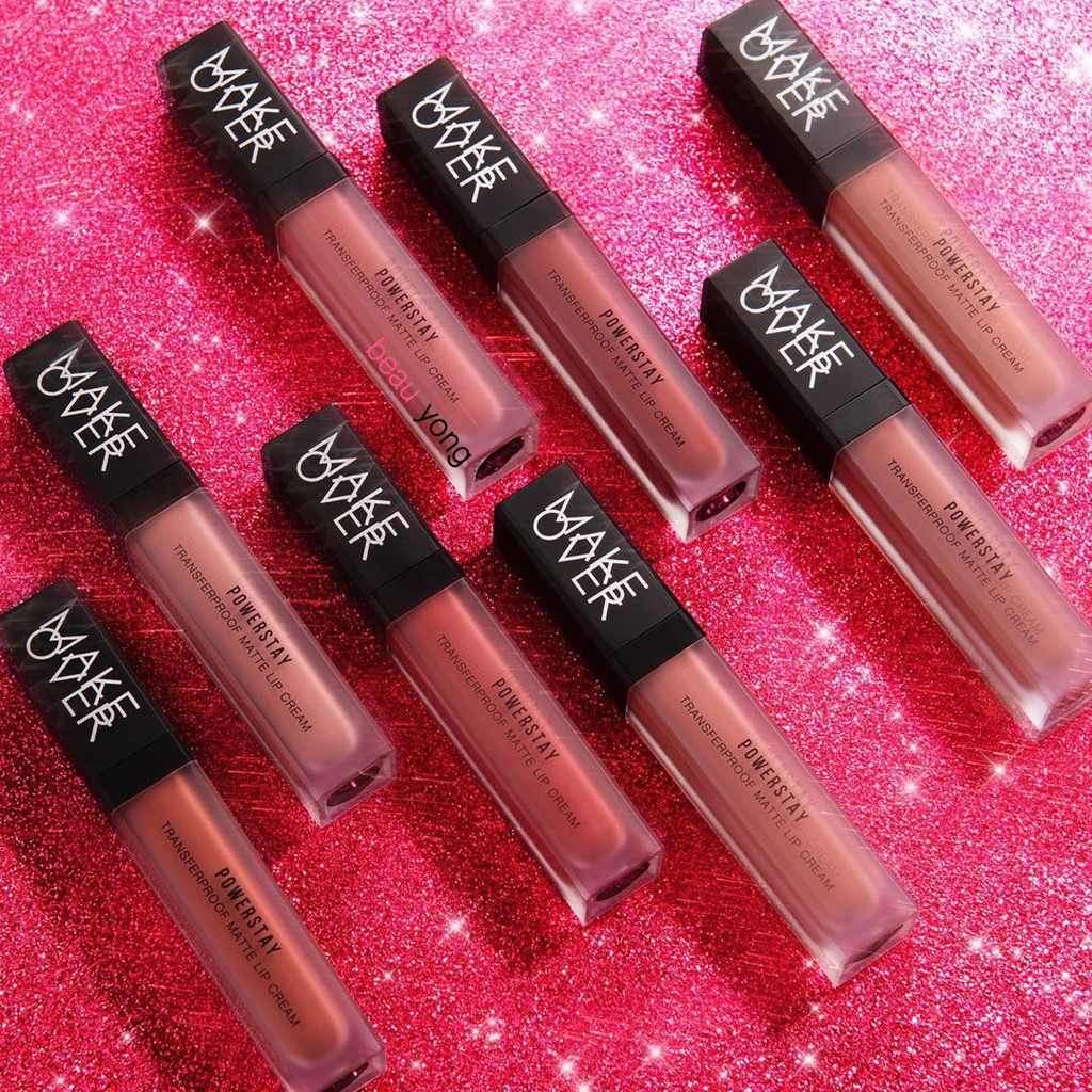 Jual MAKE OVER Powerstay Transferproof Matte Lip Cream [MAKEOVER ...