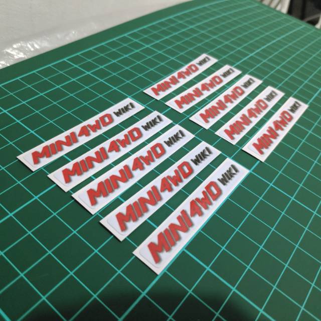 Jual Sticker Mini 4wd Wiki Tamiya | Shopee Indonesia